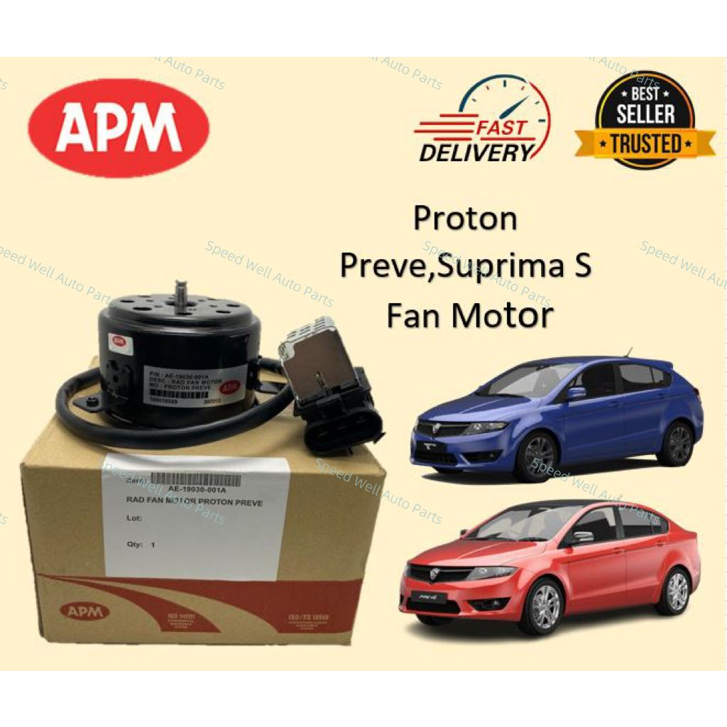 Proton Preve, Preve Turbo, Suprima S Radiator Fan Motor Apm Oem ...
