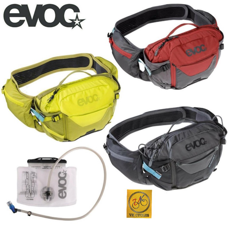 [Genuine] EVOC Hip Pack PRO 3L HIP PACK 3L + 1.5L BALDDER HYDRAPAK ...