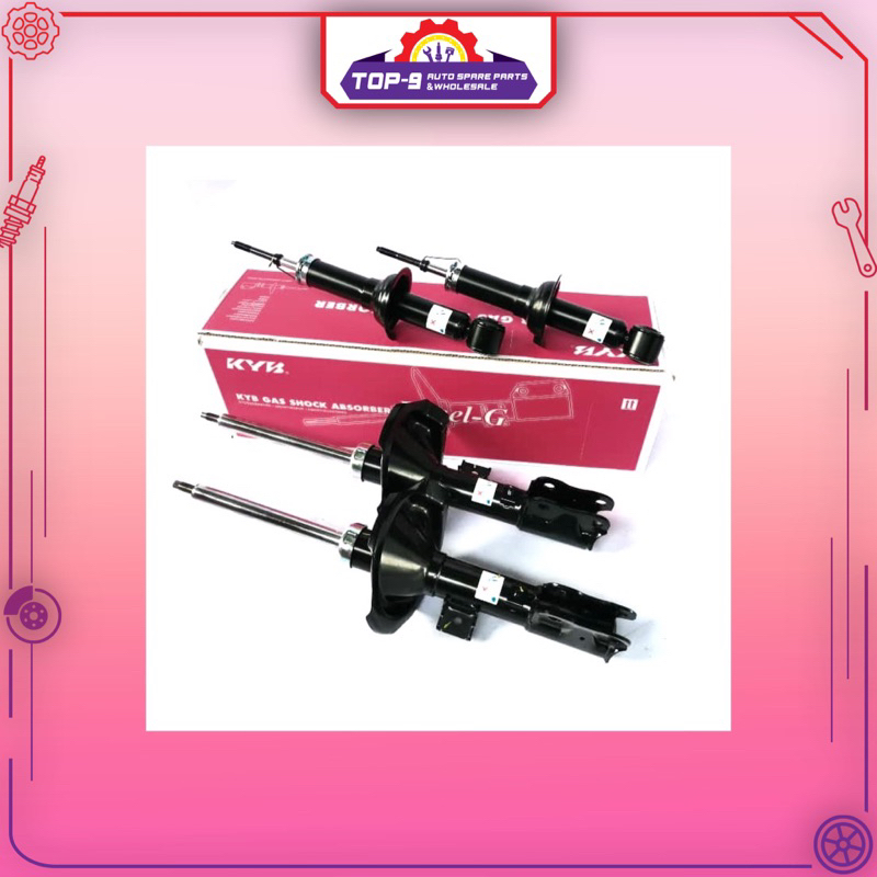 PROTON INSPIRA MITSUBISHI LANCER (CY2/ CY4) DEPAN/FRONT KYB KAYABA EXCEL G ABSORBER GAS 2PCS ...