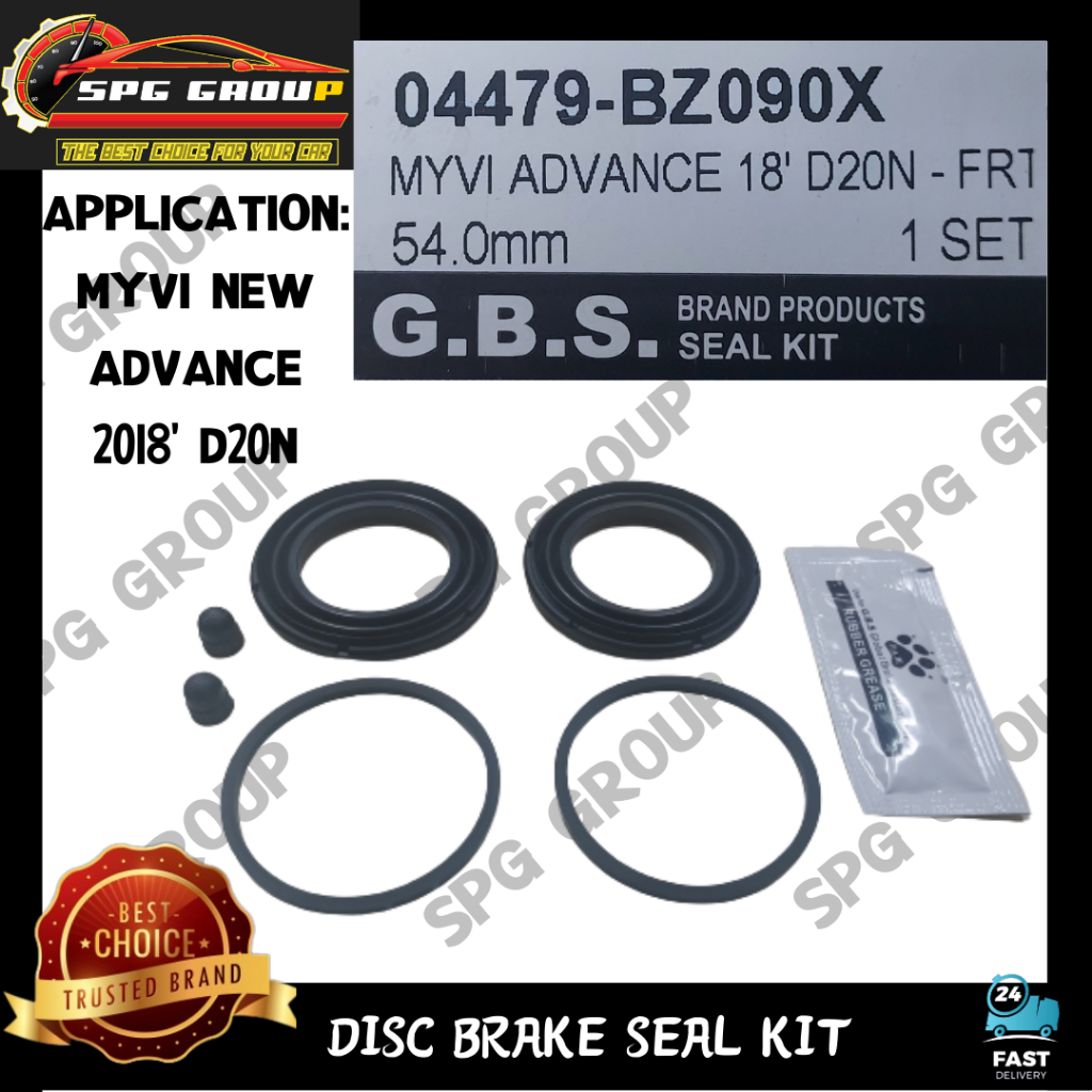 G.B.S FRONT DISC BRAKE CALIPER REPAIR KIT-PERODUA MYVI ADVANCE 2018 ...