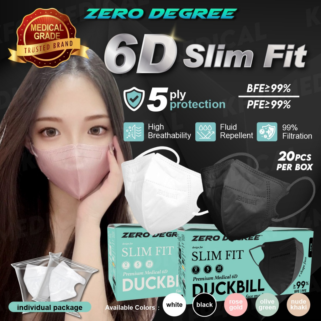 Zerodegree Duckbill mask 3D Disposable Duckbill Mask Face Mask Earloop ...