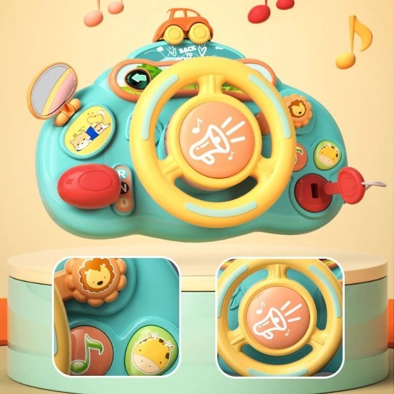 Baby Toys Kids Toy Multifunction Steering Wheel Toy for Baby Toddler ...