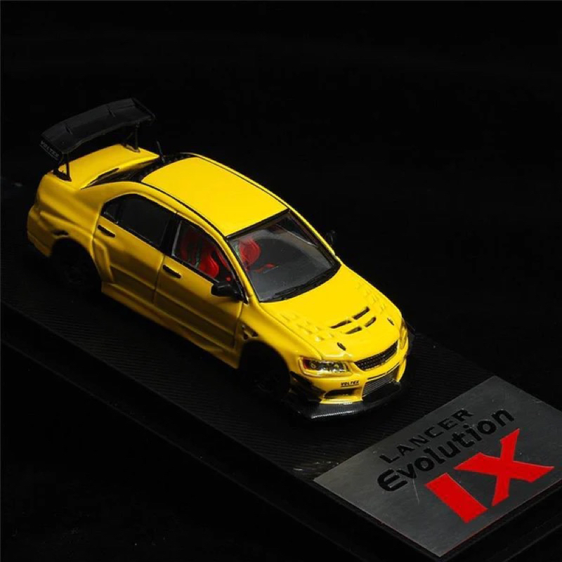 CM MODEL 1:64 Mitsubishi Lancer Evolution IX Voltex Yellow | Shopee ...