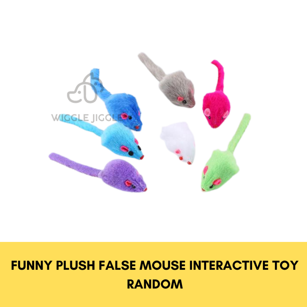 Wiggle Jiggle Funny Plush False Mouse Interactive Toy | Shopee Malaysia