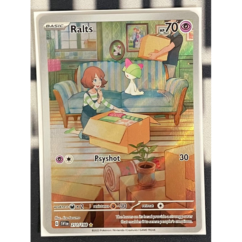 Pokemon TCG Scarlet & Violet - Ralts (Illustration Rare) | Shopee Malaysia