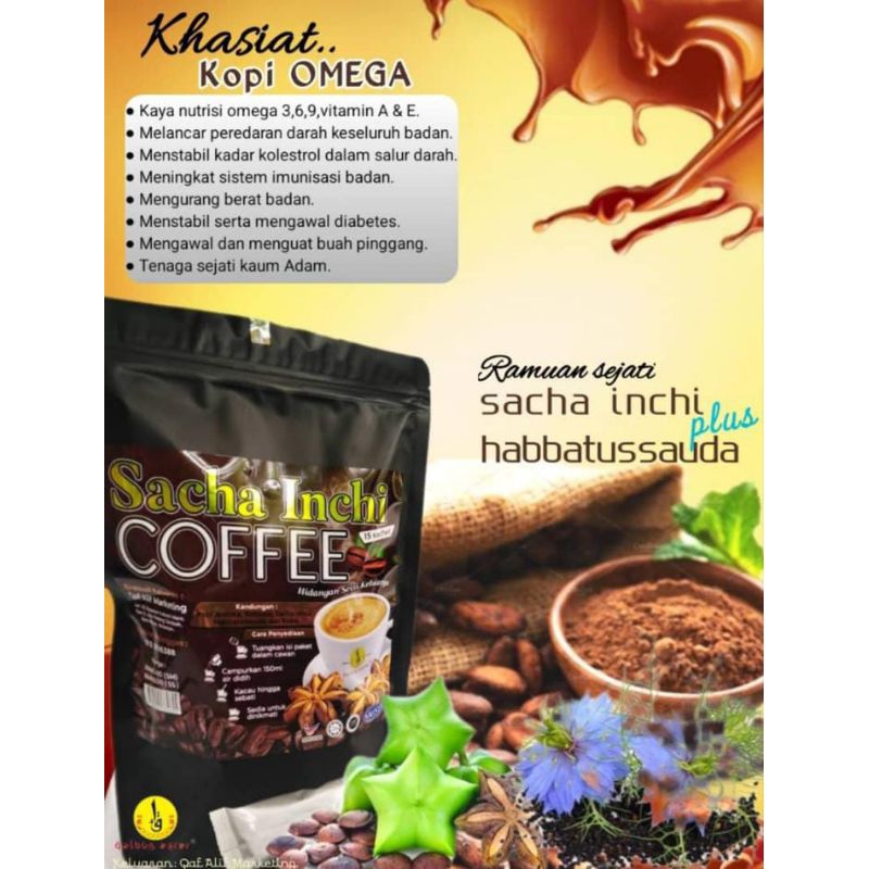 Coffee Omega Sacha Inchi Sejati# Kopi Sacha Inchi Original | Shopee ...