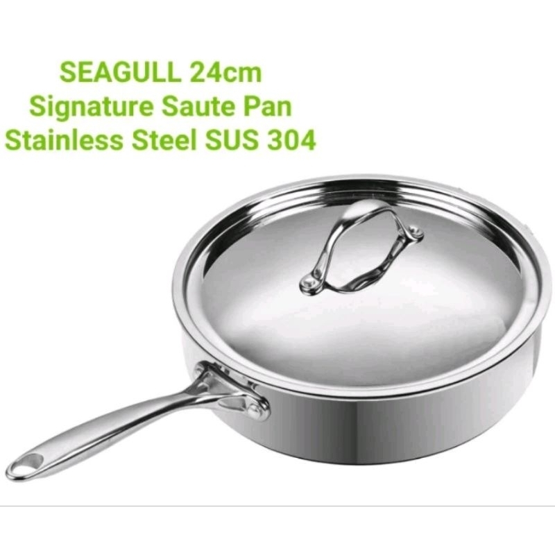 Seagull 24cm signature saute pan(2kg) | Shopee Malaysia