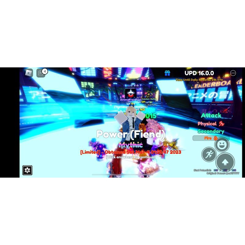 Anime Adventure Power Fiend Full SSS Unit | Shopee Malaysia