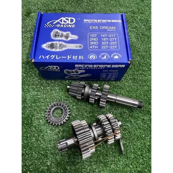 EX5 Dream Racing Gearbox + Starter Gear BOX Full Set ASD RACING ESPADA ATAKA ARATA UMA TAIKOM ...