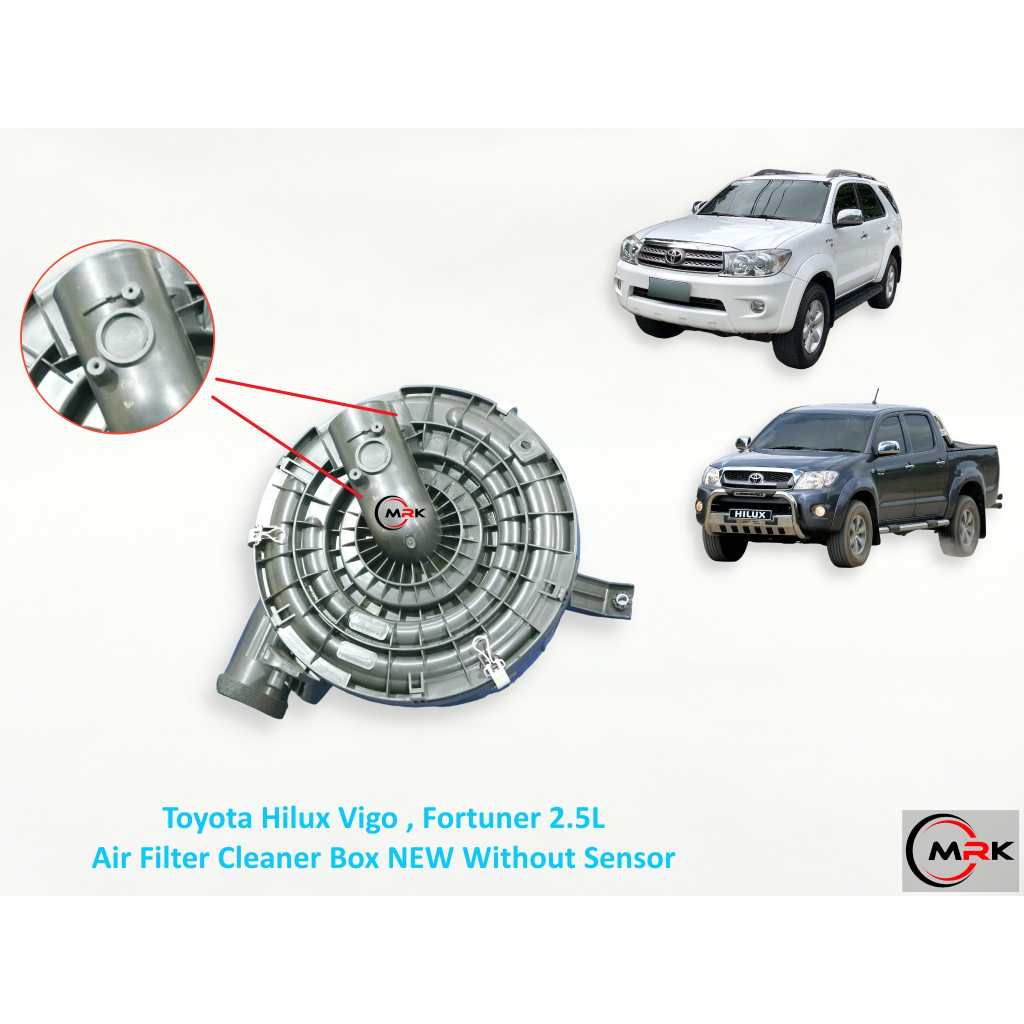Toyota Hilux Vigo , Fortuner 2.5L Air Filter Cleaner Box NEW Without ...