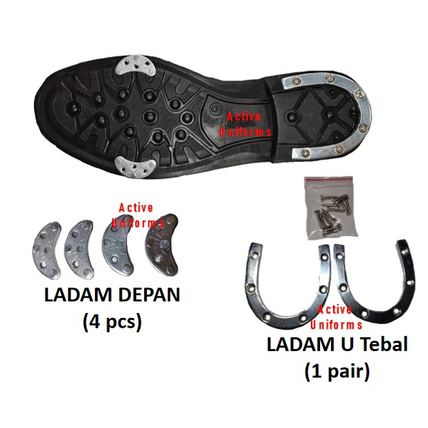 Ladam Besi Untuk Kasut Kawad / Horseshoe for Marching Boot : Ladam U ...