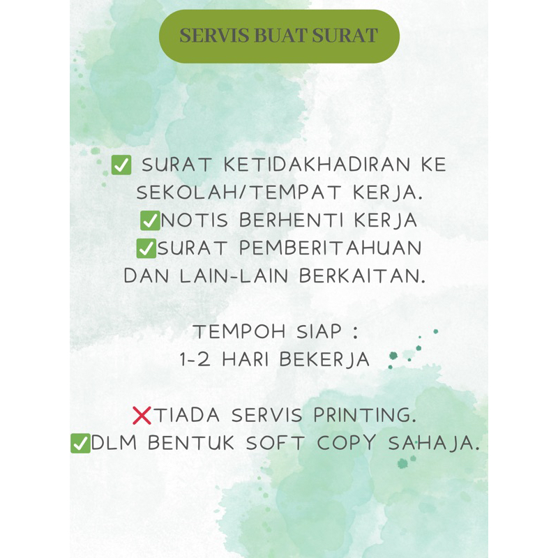 Servis Buat Surat Menyurat | Shopee Malaysia