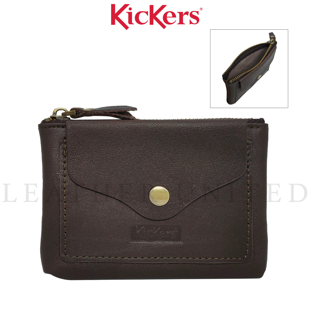 Kickers Genuine Top Grain Leather Coin Holder & Purse #KIC87210A|B ...