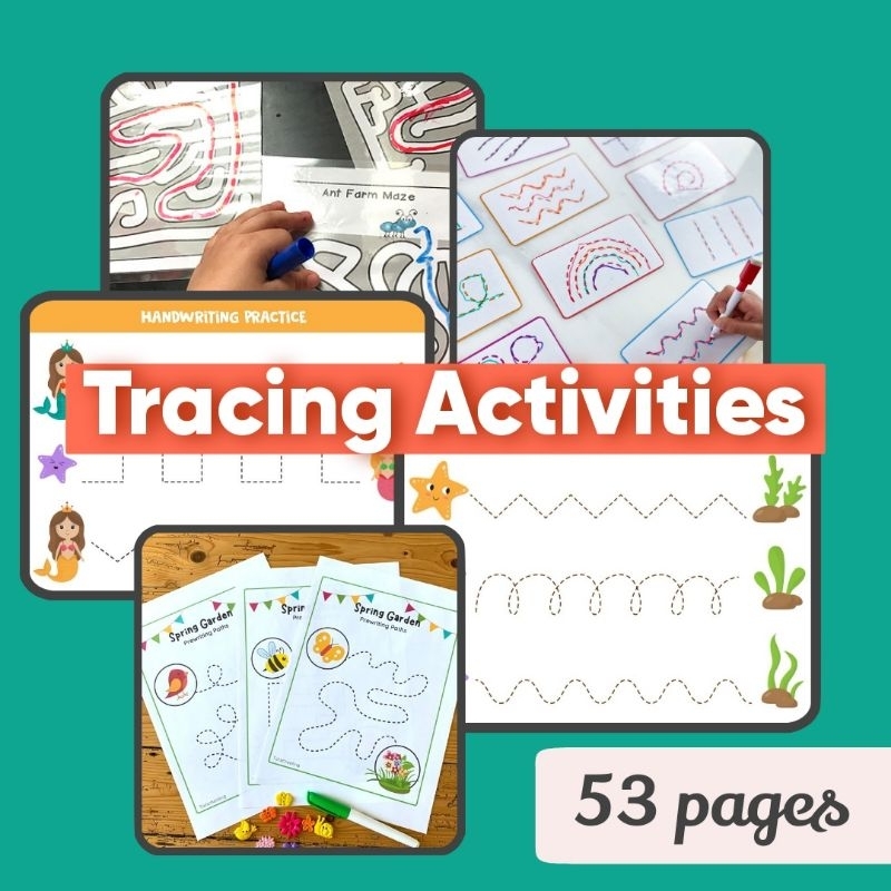 C115 - Tracing Practice (PDF) 53 pages | Shopee Malaysia