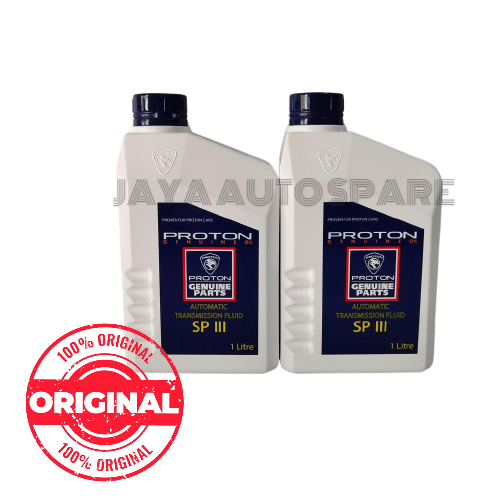 ORIGINAL PROTON AUTO OIL TRANSMISSION FLUID ATF SP3 -1L | Shopee Malaysia