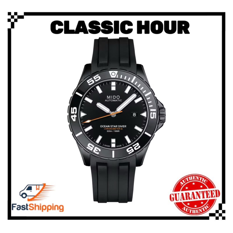 MIDO OCEAN STAR DIVER 600 M026.608.37.051.00 | Shopee Malaysia