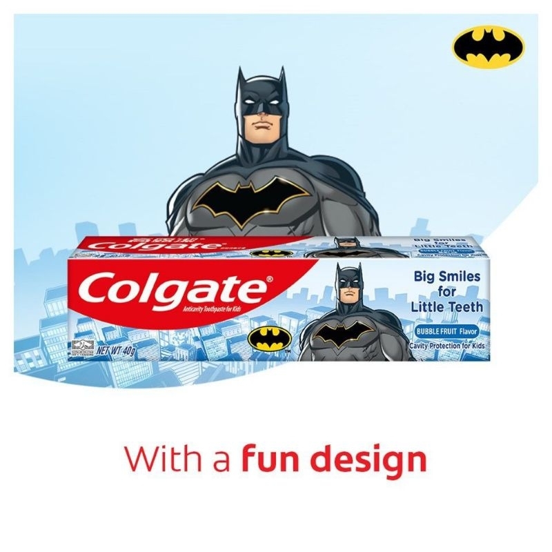 Colgate Kids Batman Toothpaste (40g) | Shopee Malaysia