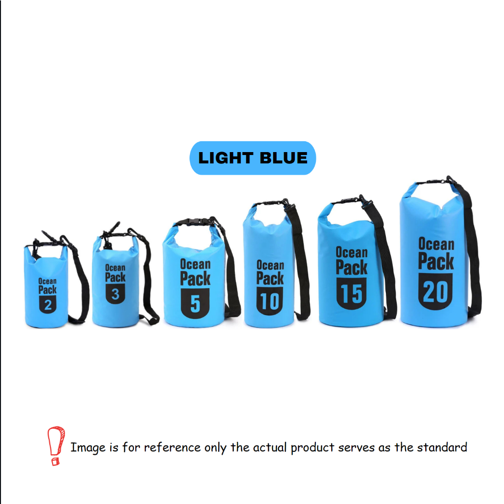 Waterproof Dry Bag 2L 3L 5L 10L 15L 20L Extra Thick PVC Large Capacity Gym Diving Travel Outdoor ...