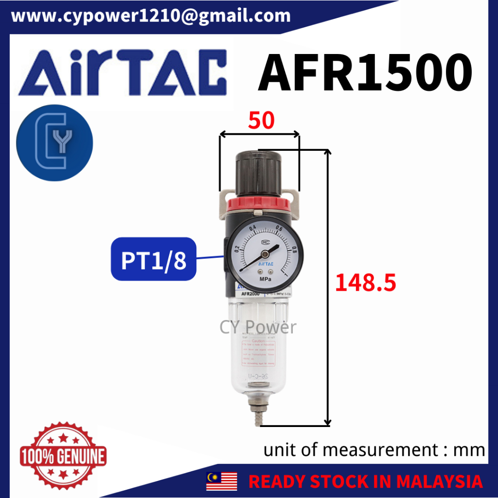 AirTAC AFR Series BFR Series AFR1500/2000 BFR2000/3000/4000 Pneumatic ...