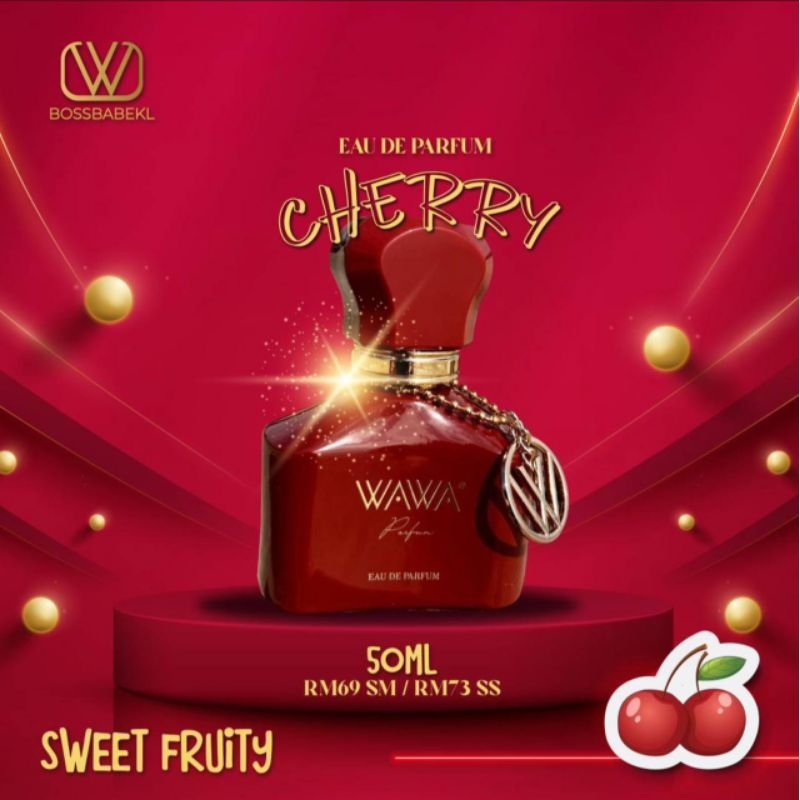 WAWA PERFUME EDP 50 ML ( CHERRY BLOSSOM , HONEY DEW & ROMANCE ...
