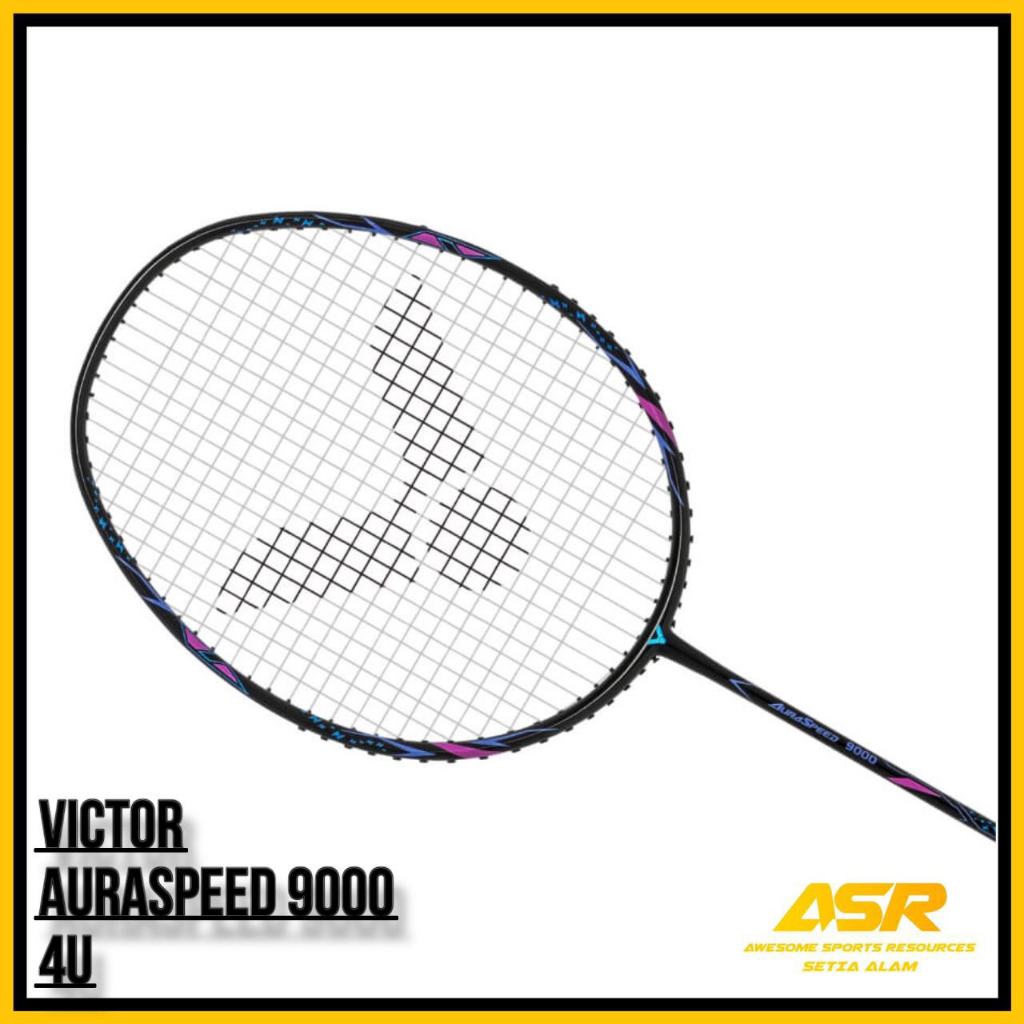 Victor Badminton Racket Auraspeed 9000 / Raket Badmointon Victor ...