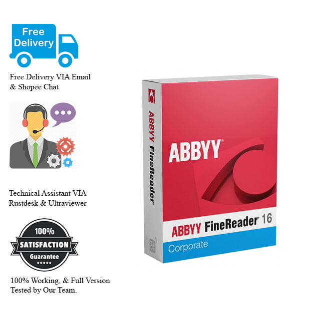 ABBYY FineReader 16 Corporate 2023 Full Version | Shopee Malaysia