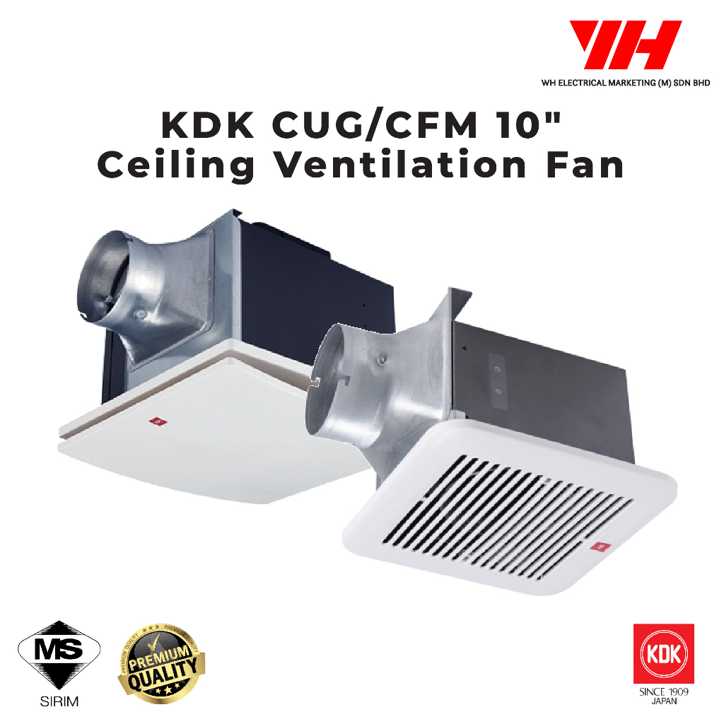 Kdk Ceiling Exhaust Fan 24cuf | Shelly Lighting