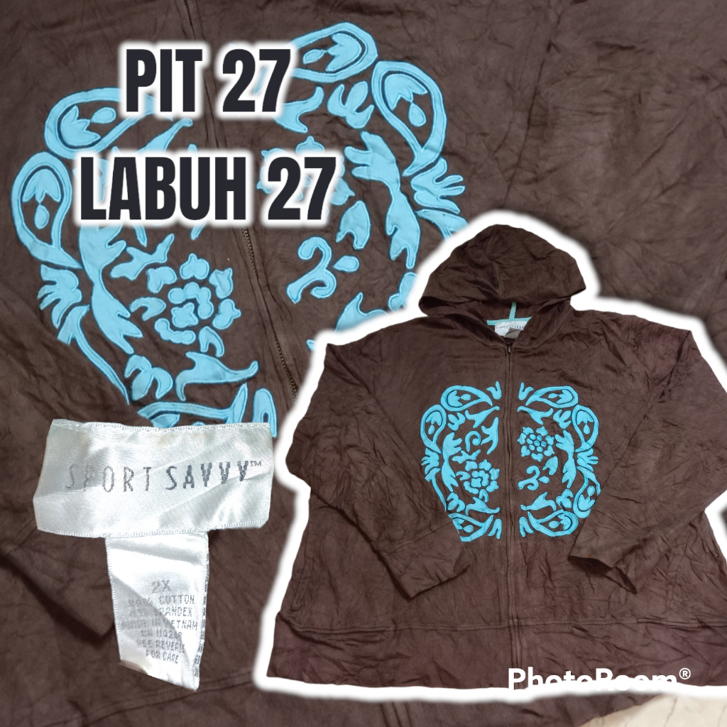 Hoodies Bigsize Oversize Pit 27 Ukuran Dada 54 Inchi | Shopee Malaysia
