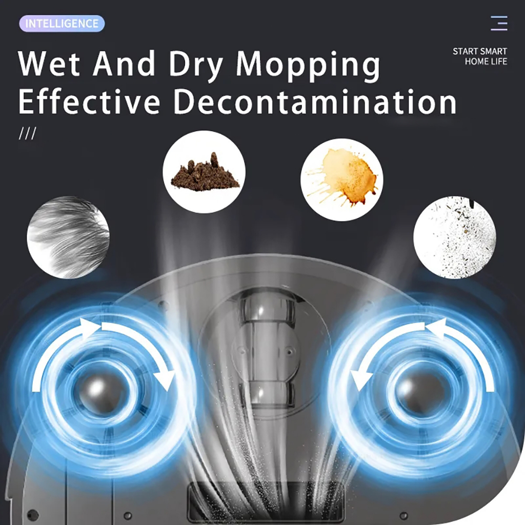 IS28 IS25 Smart Robot Vacuum Cleaner Small Household Appliance 3in1 ...