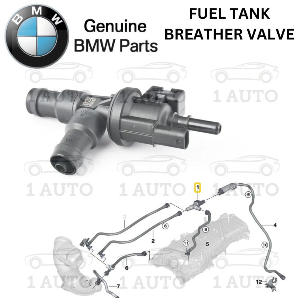 (GENUINE BMW PARTS) FUEL TANK BREATHER VALVE BMW F30 LCI G20 G30 G32 GT ...