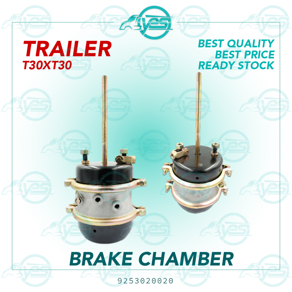 TRAILER T30XT30 BRAKE CHAMBER T30/30DD 3/8" TRUCK LORRY HEAZVY DUTY ...