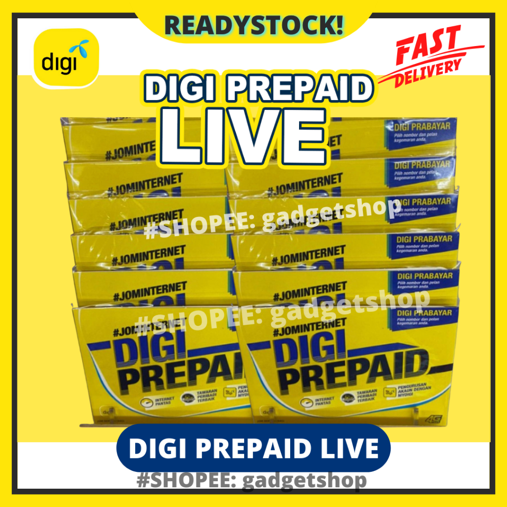 DIGI PREPAID LIVE (Fast Shipping) | Shopee Malaysia