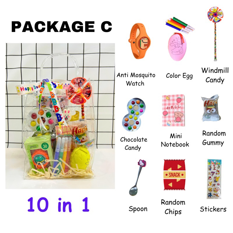 Kids Birthday Party Pack Gift Pack Goodie Bag Gift Set Door Gift Hadiah ...