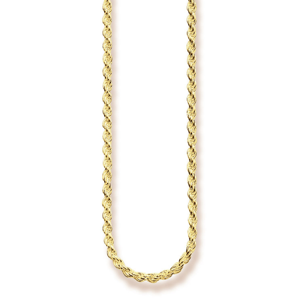 Thomas Sabo Gold Plated Cord Chain | Shopee Malaysia