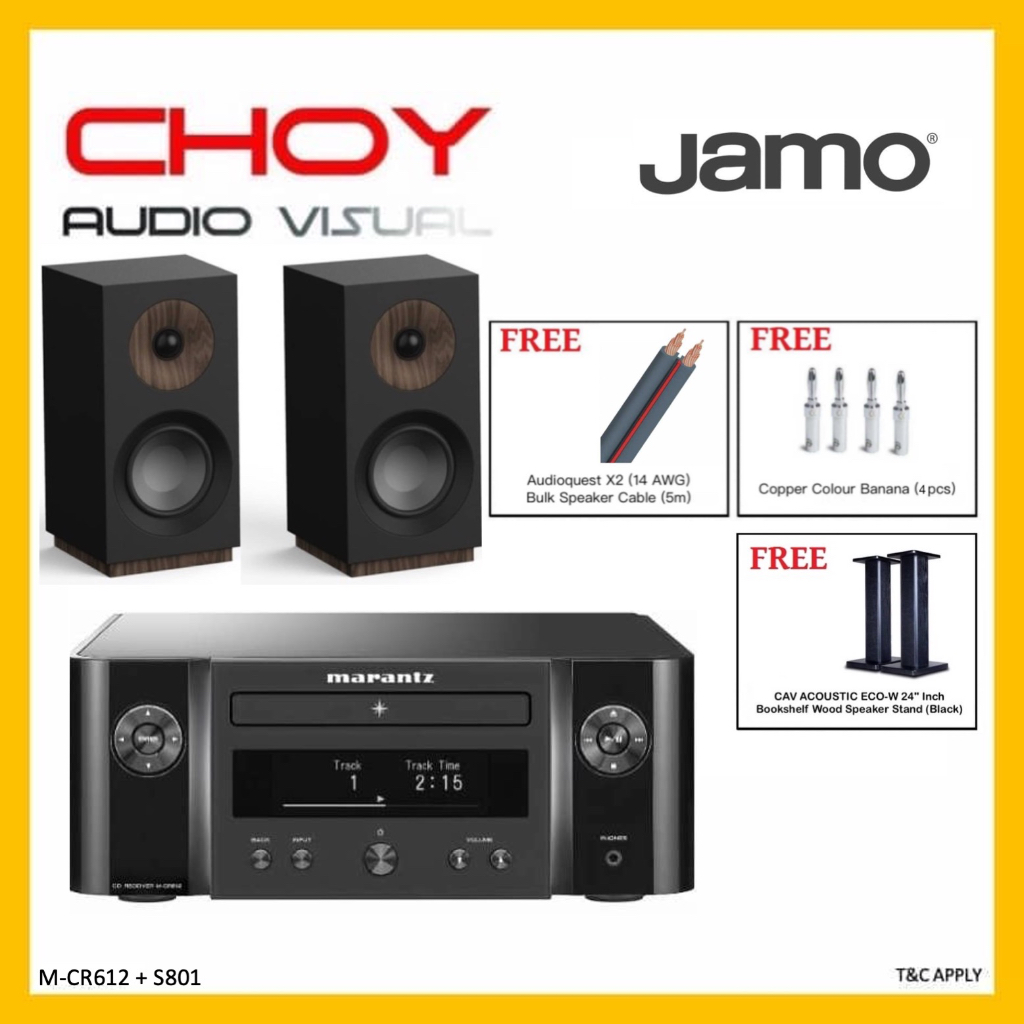 Marantz M-CR612 + Jamo S801 Hi-Fi System Package | Shopee Malaysia