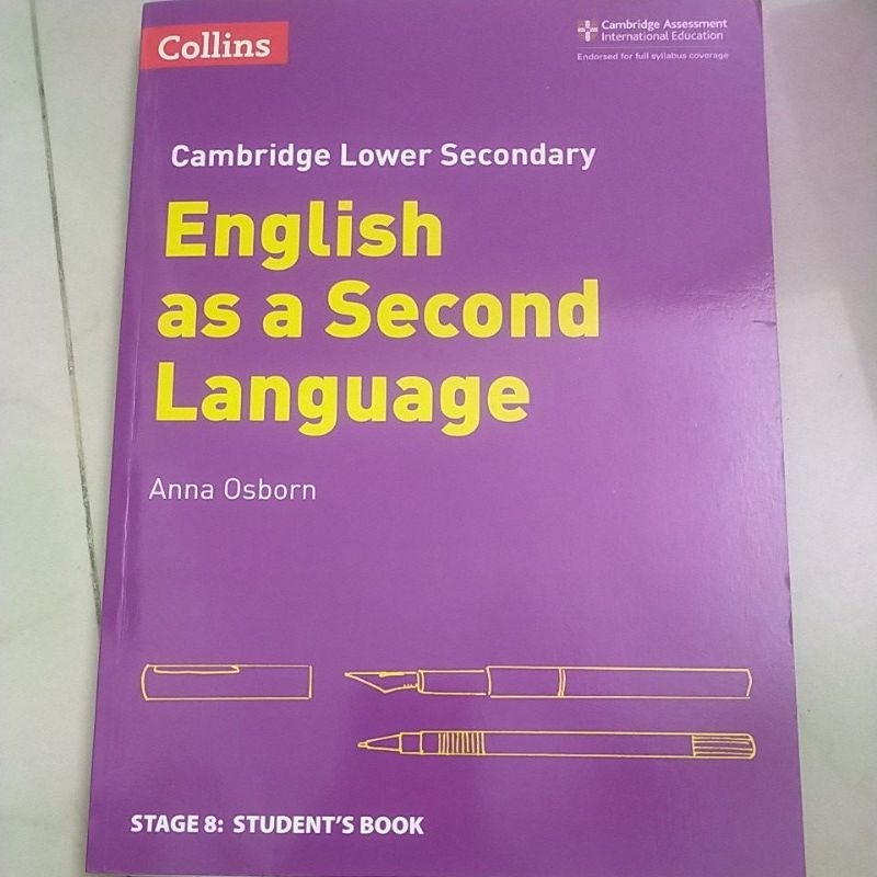 (ready stock) Cambridge Lower Secondary English as a Second Language Stage 8 Student Book ...