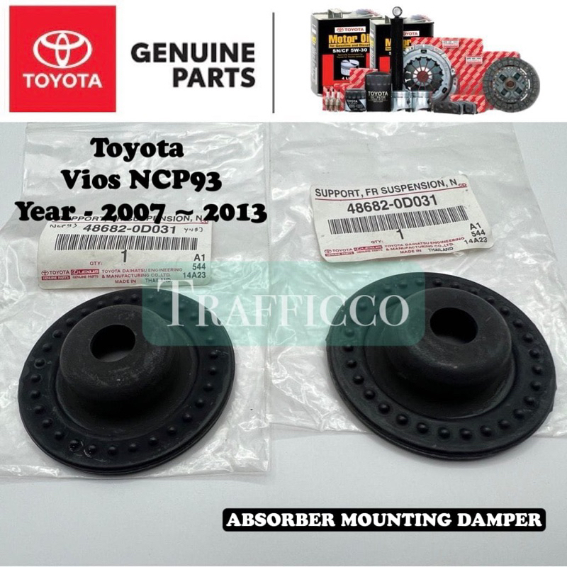 Toyota Vios NCP93 Front Absorber Mounting Damper 48682-0D031 Original | Shopee Malaysia