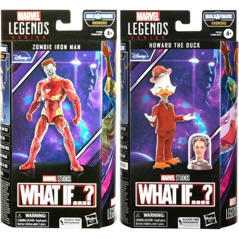 Marvel Legends Zombie Iron Man Scarlet Witch Howard The Duck He-Who ...