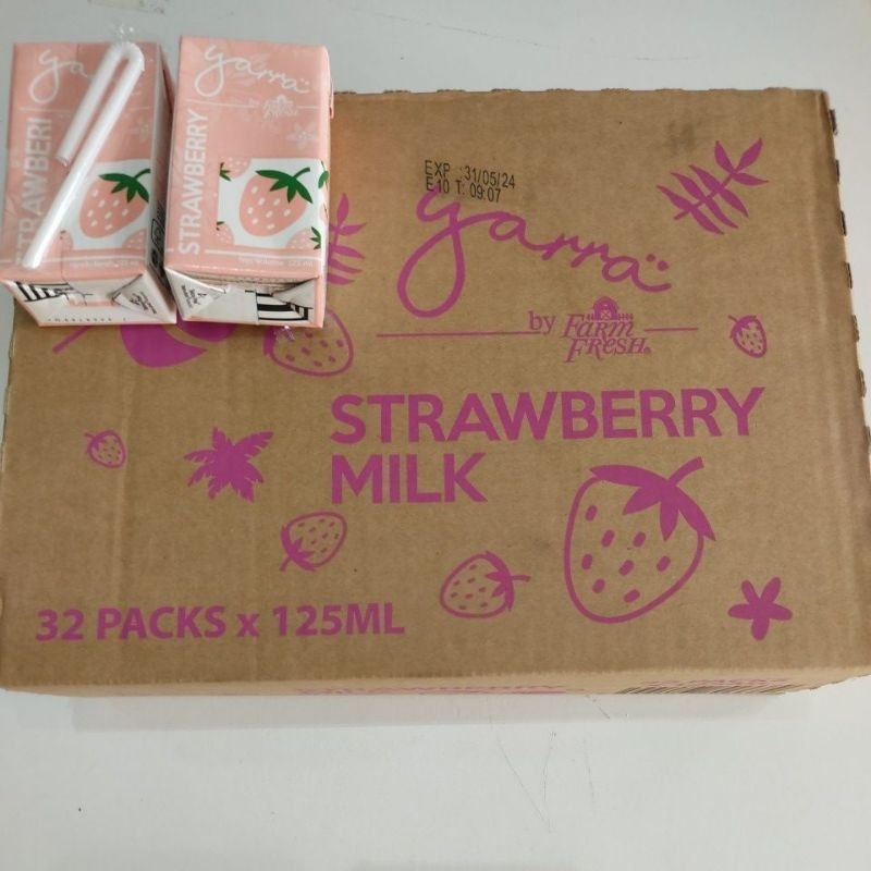 Farm Fresh UHT Yarra Strawberry Milk & Yarra Chocolate 125 x32 (carton ...
