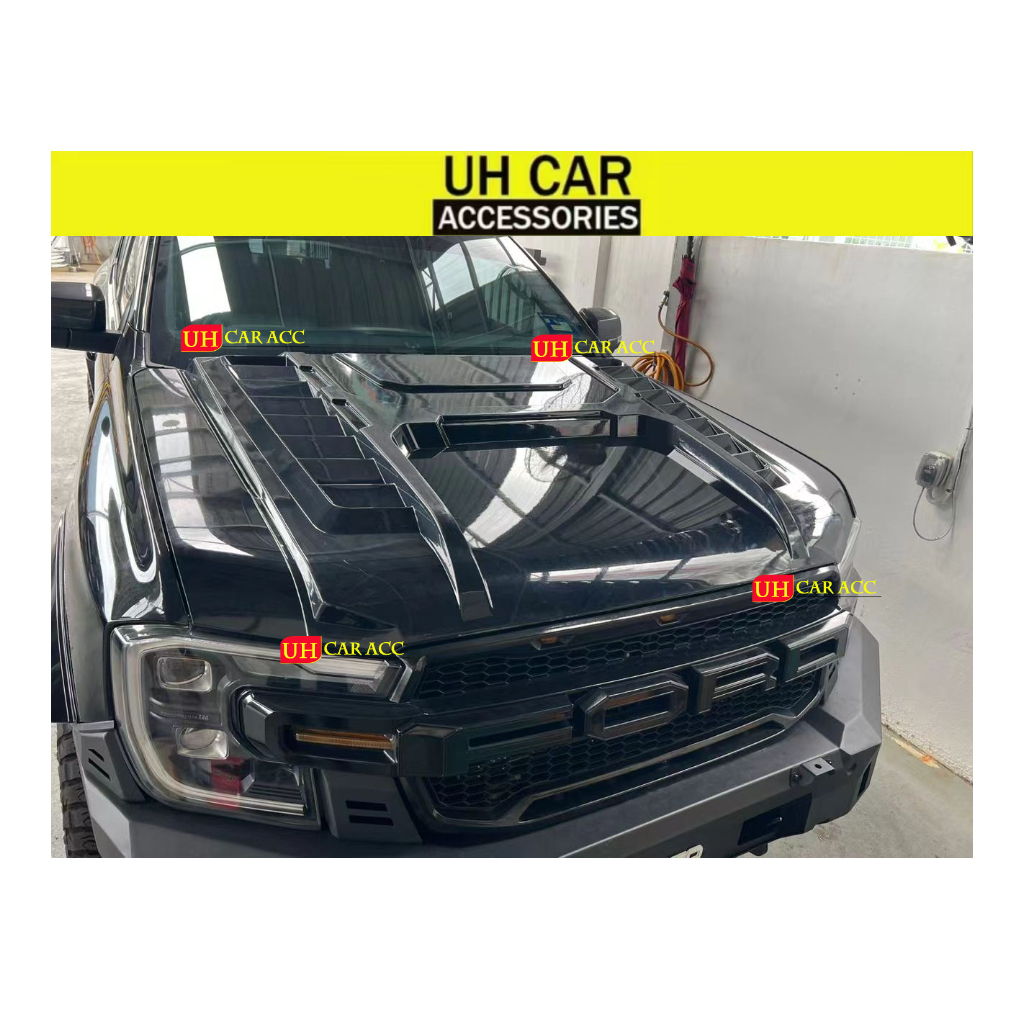 FORD RANGER T9 2022 2023 V3 BIG ABS FRONT BONNET BONET HOOD SCOOP ...