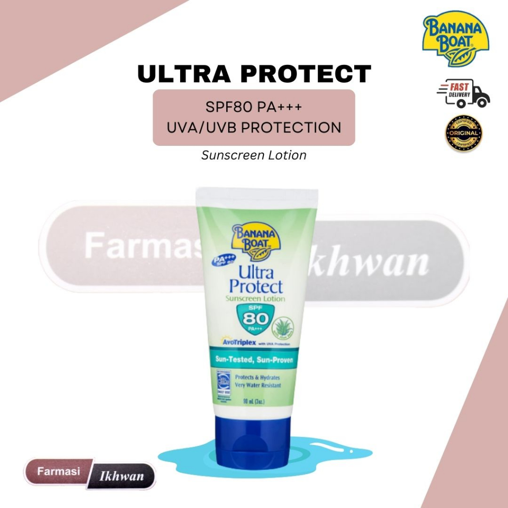 Banana Boat Ultra Protect SPF80 PA+++ (90ml) | Shopee Malaysia