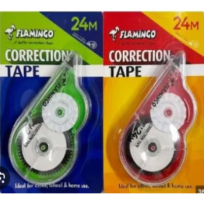 FLAMINGO BIG CORRECTION TAPE 5MM WIDTH X LENGTH 5M (FLAM411) /12M ...