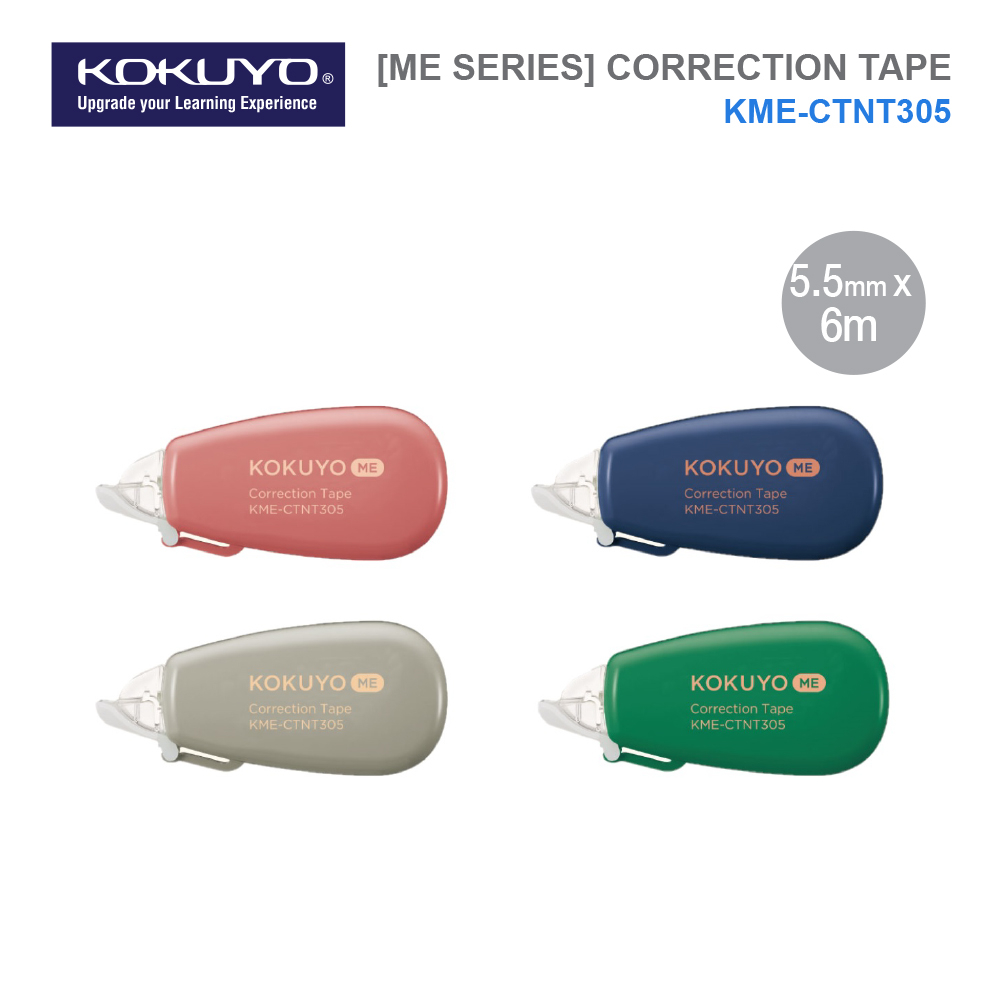 [ME Series] KOKUYO ME Correction Tape (5.5mm x 6M) KME-CTNT305 | Shopee Malaysia