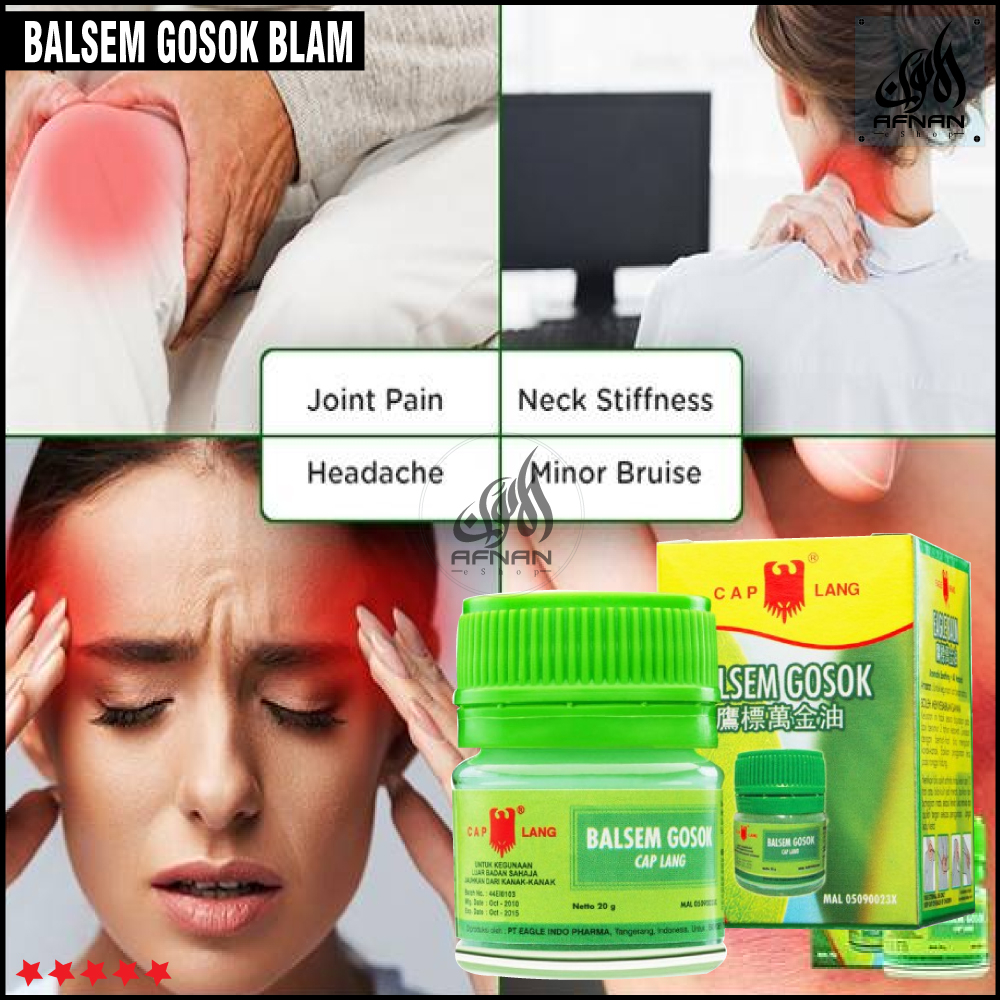 Balm Geliga Muscular Balm Otot Balsem Geliga HALAL Neck Relieve Muscle ...