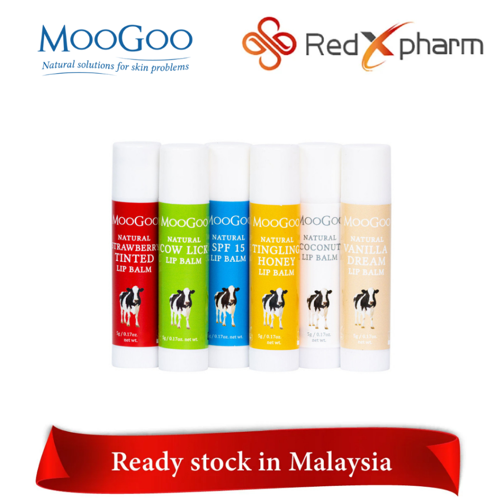 Moogoo Edible Lip Balm - Strawberry Tinted (5g) (Ready Stock) | Shopee ...