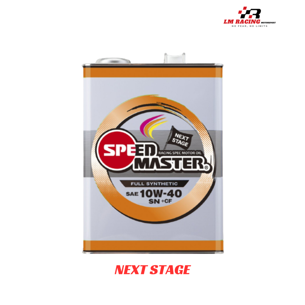 SPEEDMASTER NEXT STAGE SAE 10W-40 SN/CF Fully Synthetic (4 Liter / 1Liter) | Shopee Malaysia