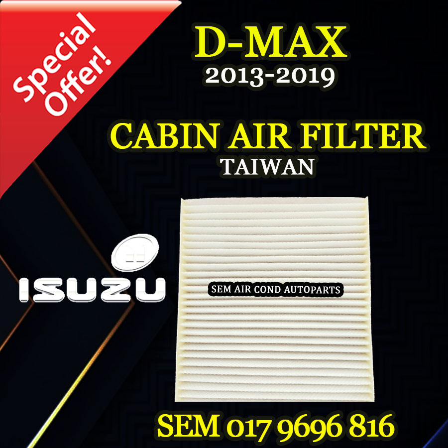 ISUZU D-MAX 2013-2019 YEAR OEM FIBRE CABIN AIR FILTER (CAR AIRCOND ...