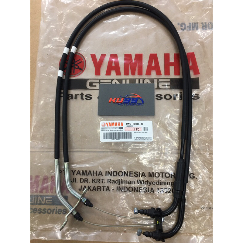 ORIGINAL R25 THROTTLE CABLE TALI MINYAK KABEL 100%ORIGINAL 1WD-F6301-00 ...