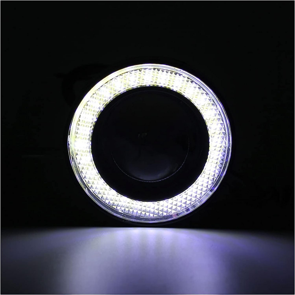 PROTON SAGA ISWARA ANGEL EYE Foglamp LED LIGHT Halo Ring Spotlight LED ...
