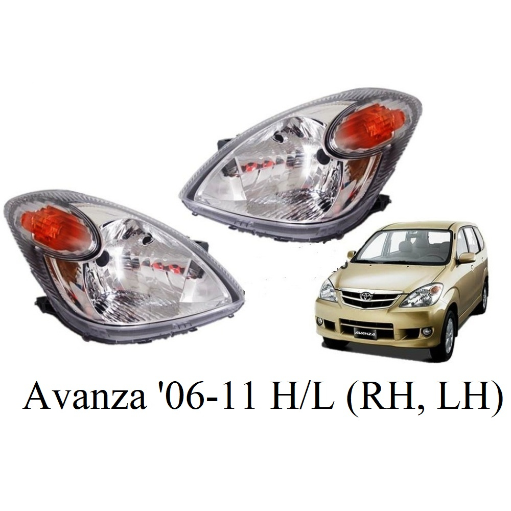TOYOTA AVANZA 2006-2011 HEAD LAMP ORIGINAL TYPE | Shopee Malaysia